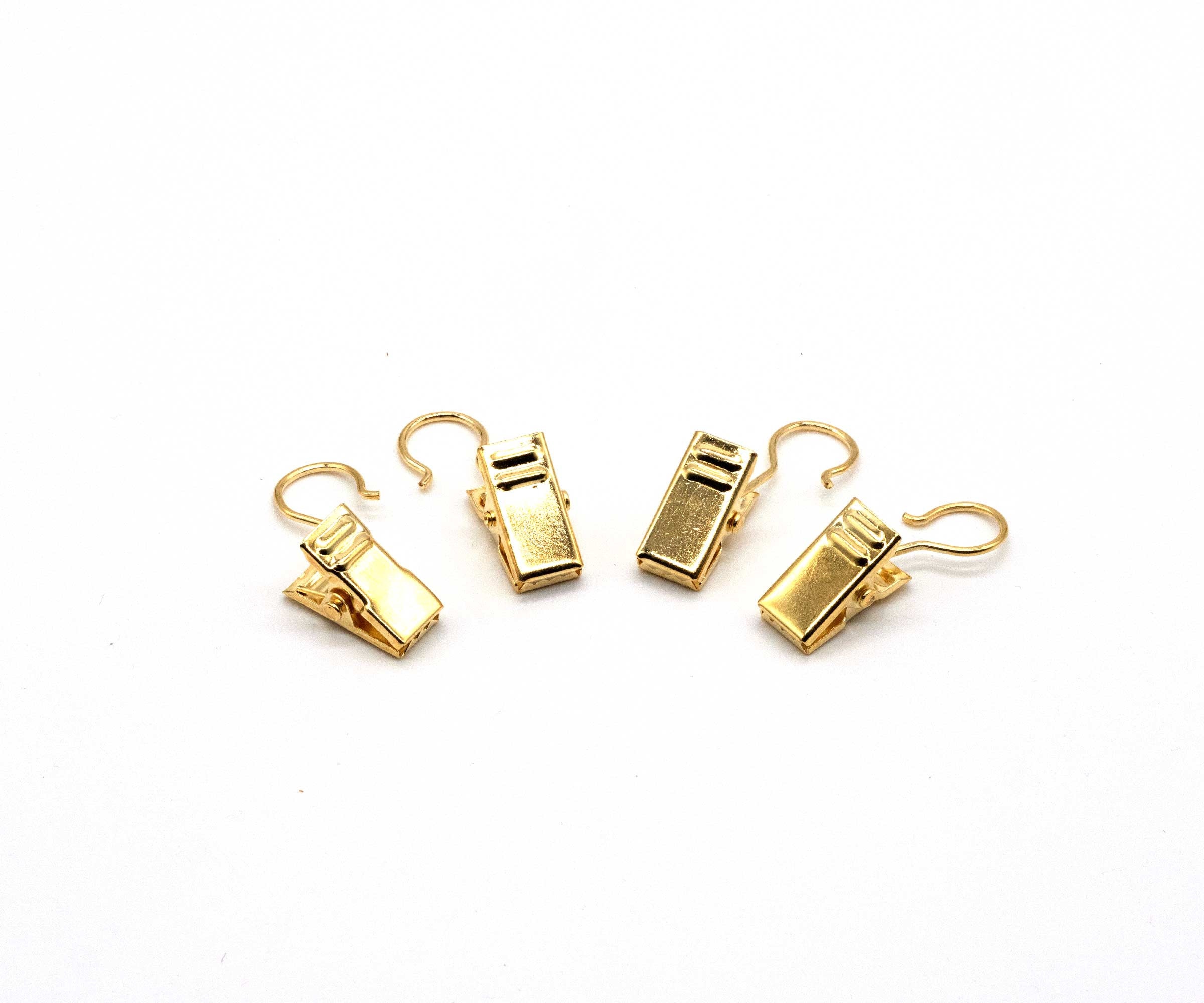 Curtain Clips Gold, Wall Cloth Attachment, Wall Hanging Suspension ...