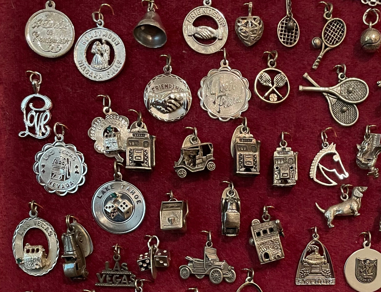 Travel Charms Sterling Silver 1950s to 1970s Vintage Some - Etsy