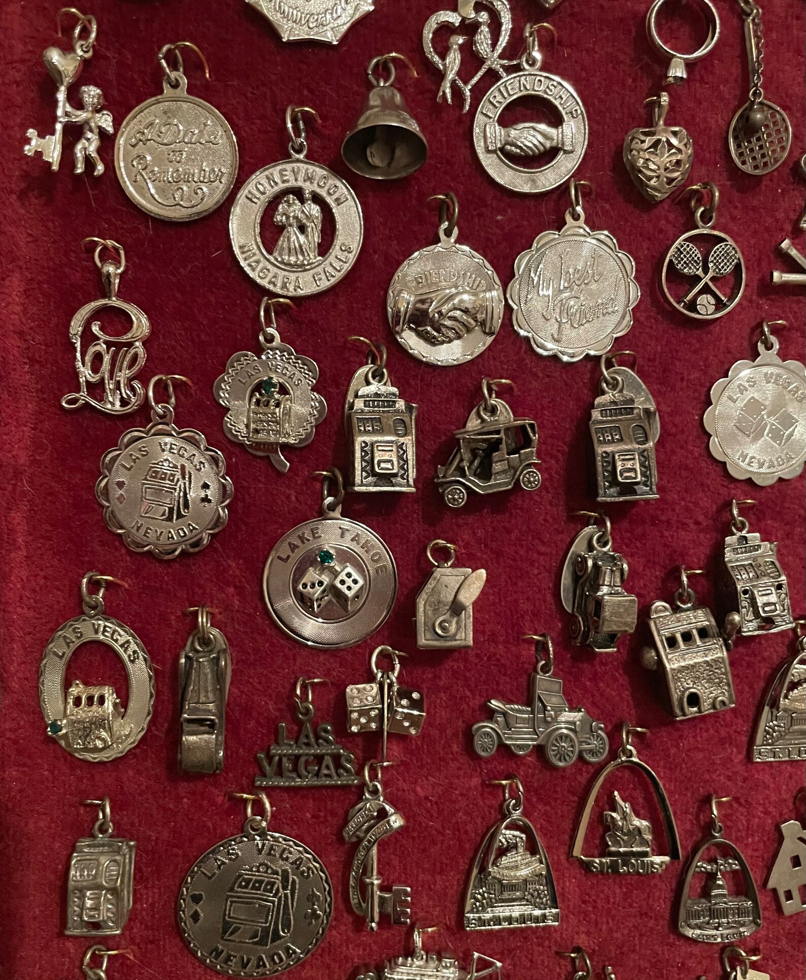 Travel Charms Sterling Silver 1950s to 1970s Vintage Some - Etsy