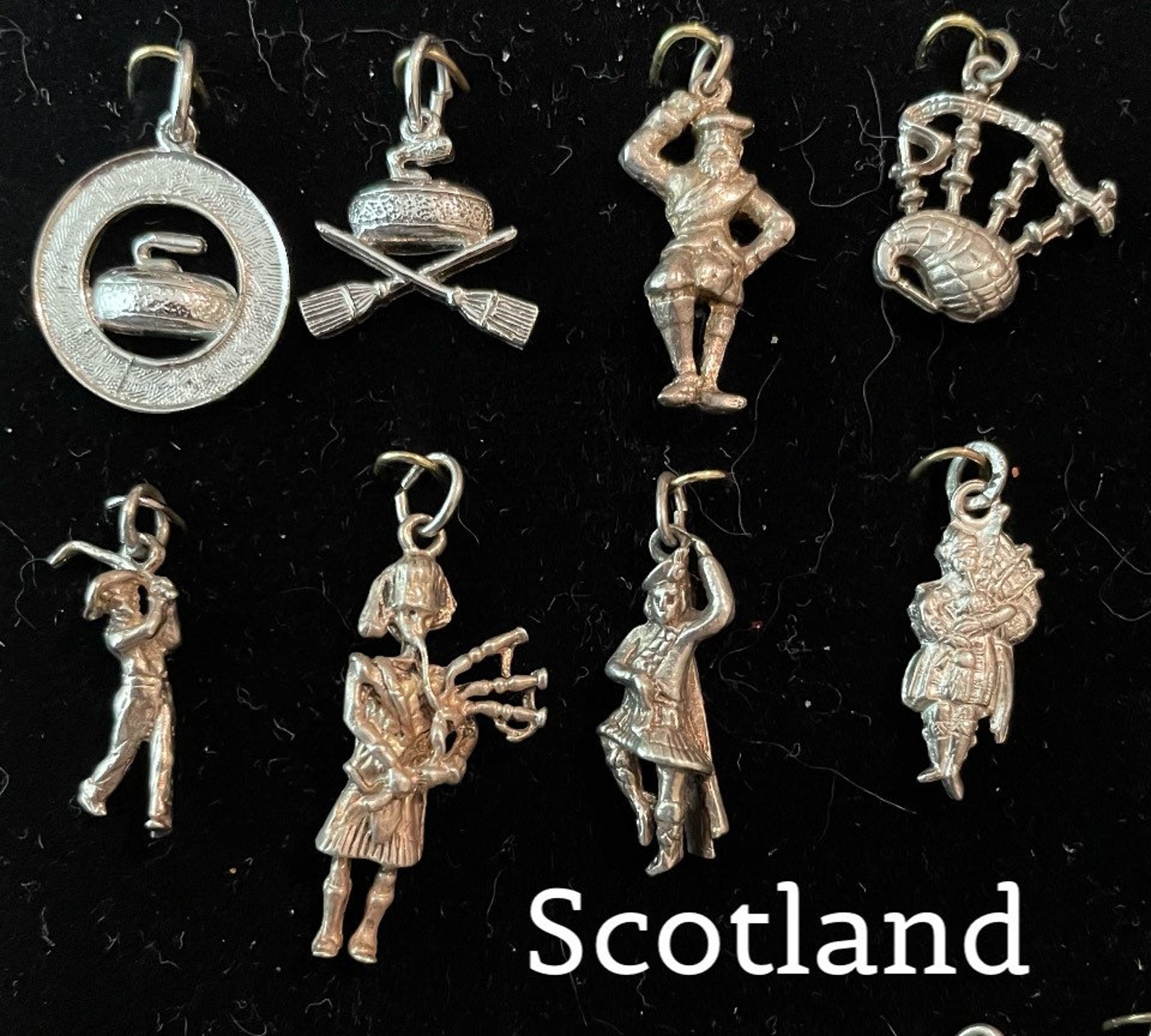 United Kingdom Travel Charms in Sterling 1950s to 1970s - Etsy