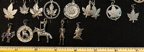 Vintage Canadian Maps & Maple Leaves Sterling silver … - Gem