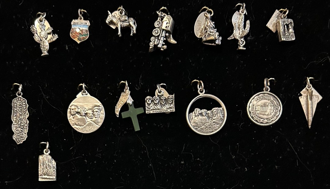 Vintage Sterling Silver National Parks, Monuments & Memorials in Charms ...