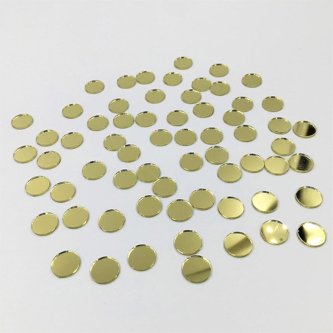 Gold Glass Pieces for Crafts, Lippan Art | Shiny Mirror Materials for ...