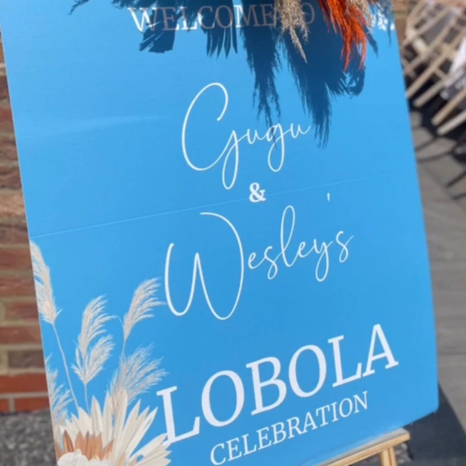 Lobola Welcome Sign, Lobola Day, Lobola Backdrop, Kitchen Party ...