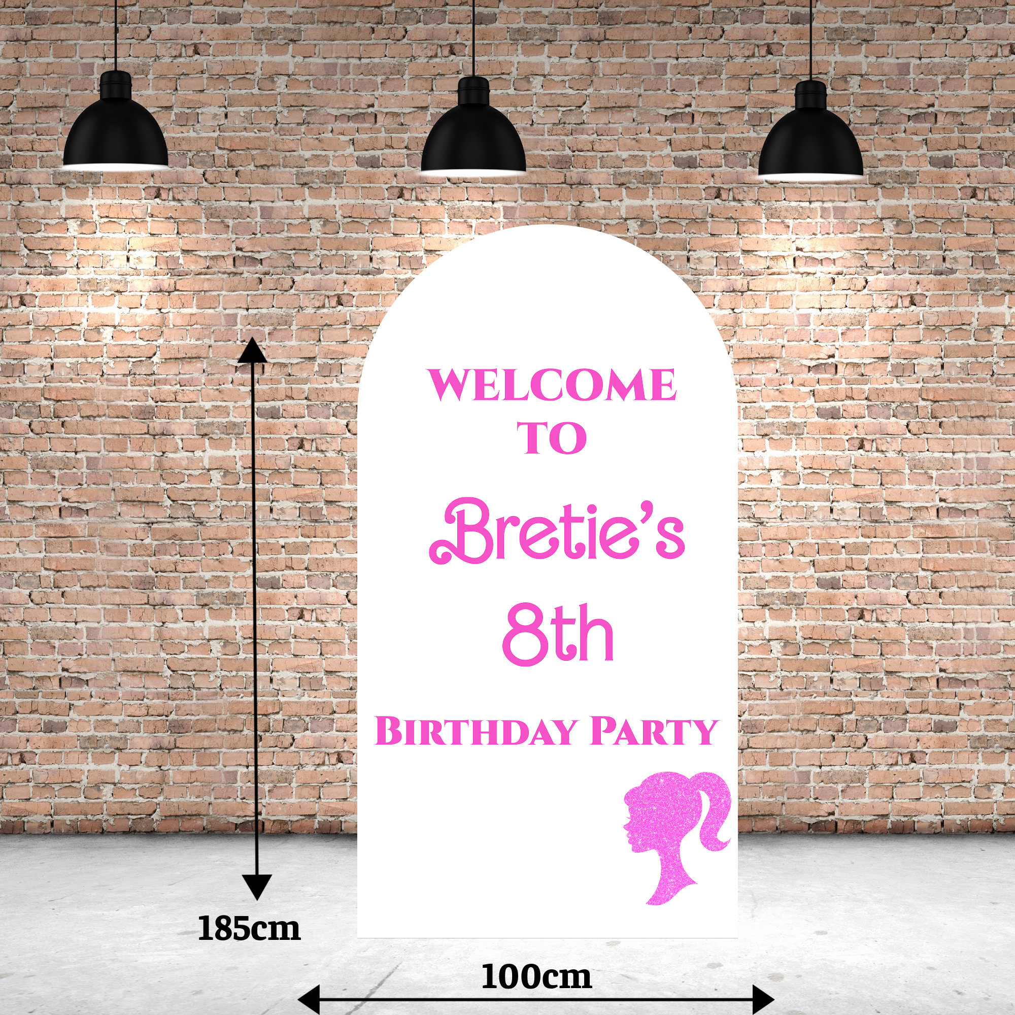 Barbie Themed Backdrop, Barbie Backdrop, Barbie Birthday Party, Arch ...