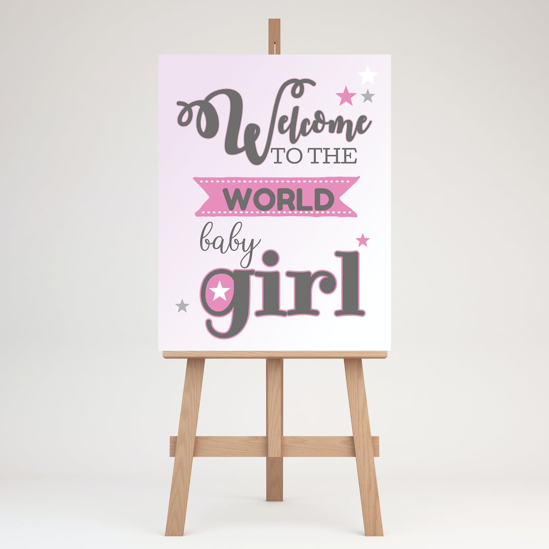 Welcome Baby Sign, Welcome Baby Girl, Welcome Baby Boy, Welcome Home ...