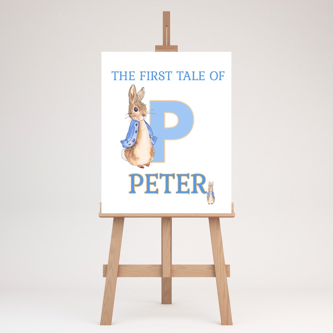 Peter Rabbit Welcome Sign | Peter Rabbit Backdrop | Peter Rabbit ...