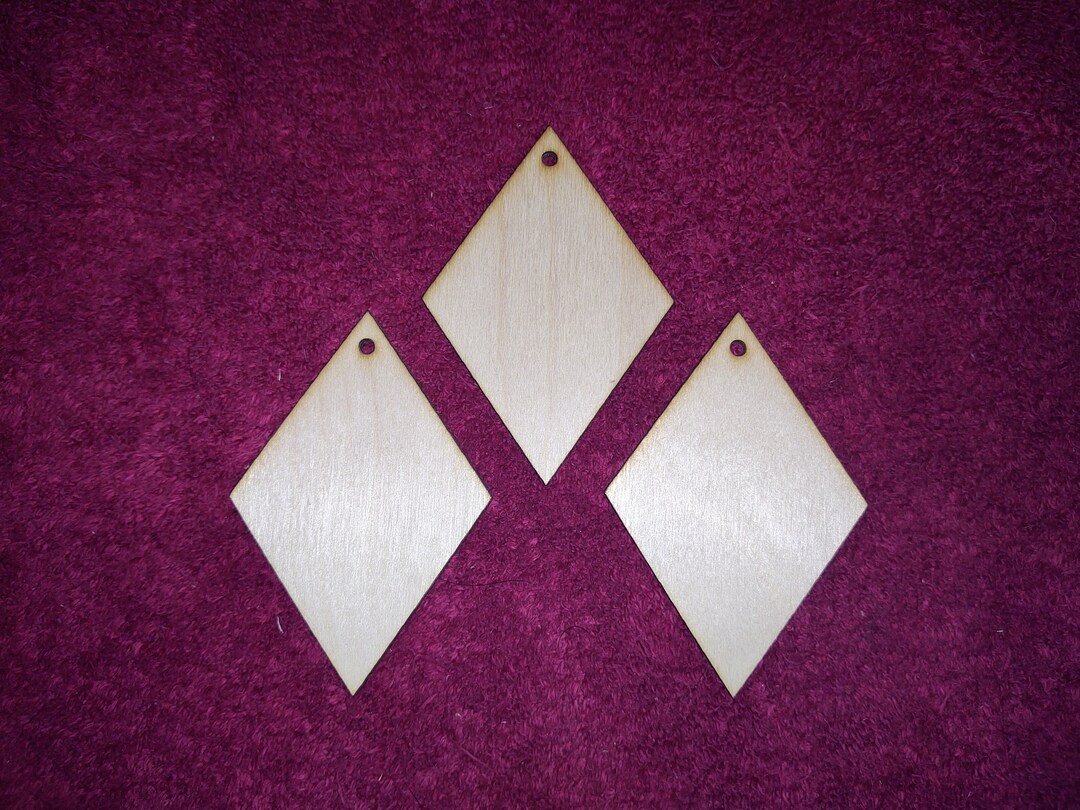 Diamond Shaped Craft Blank 4 Inch - Etsy