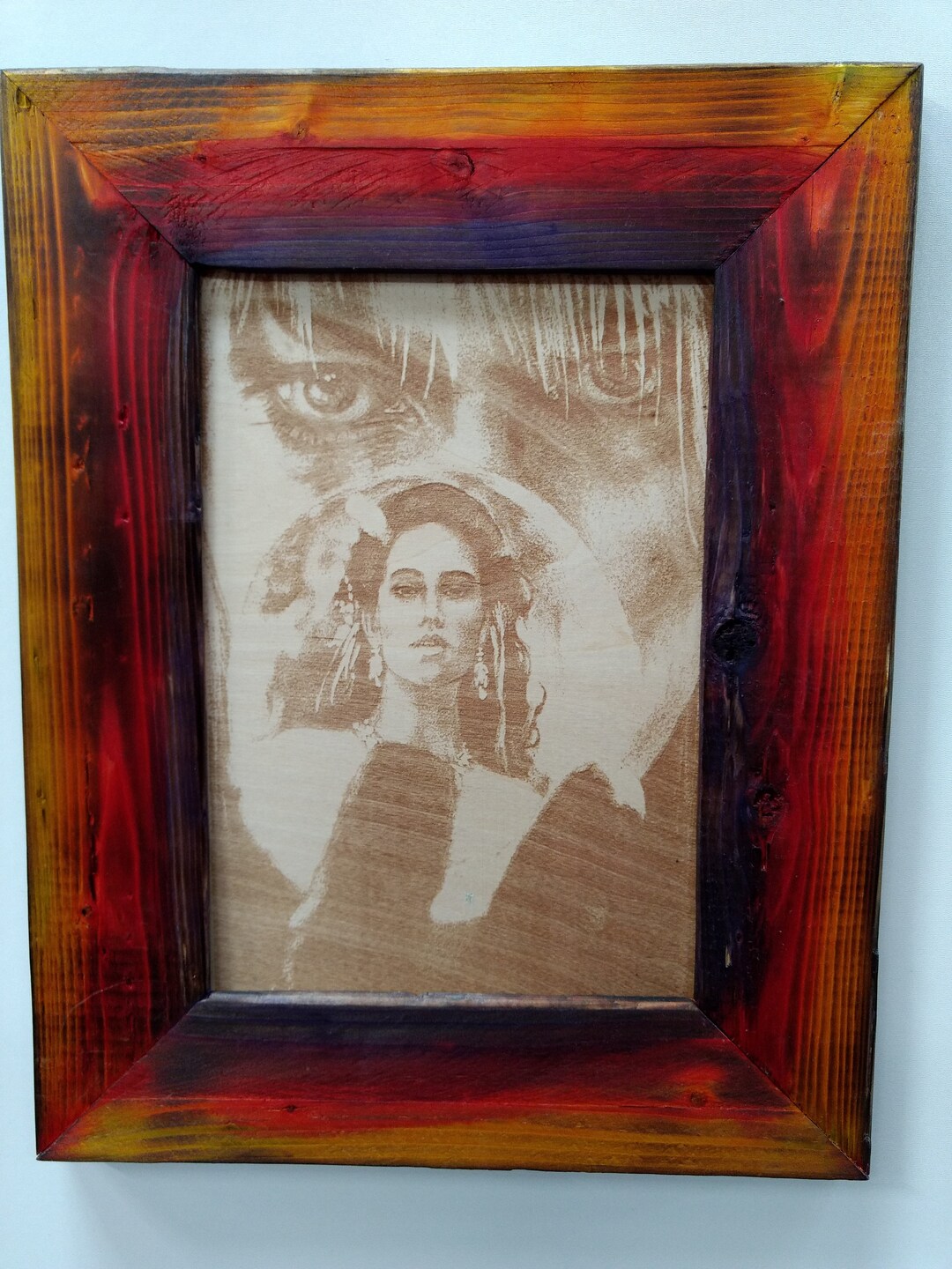 Labyrinth Jareth W/ Sarah in the Globe Laser Engraving in a Handmade ...