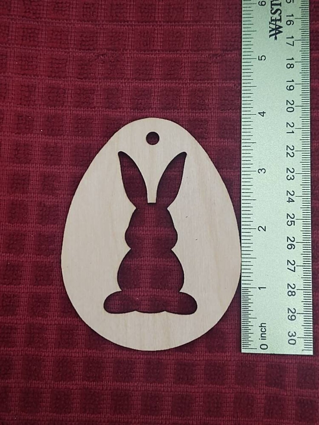 Egg With Bunny Craft Cutout - Etsy