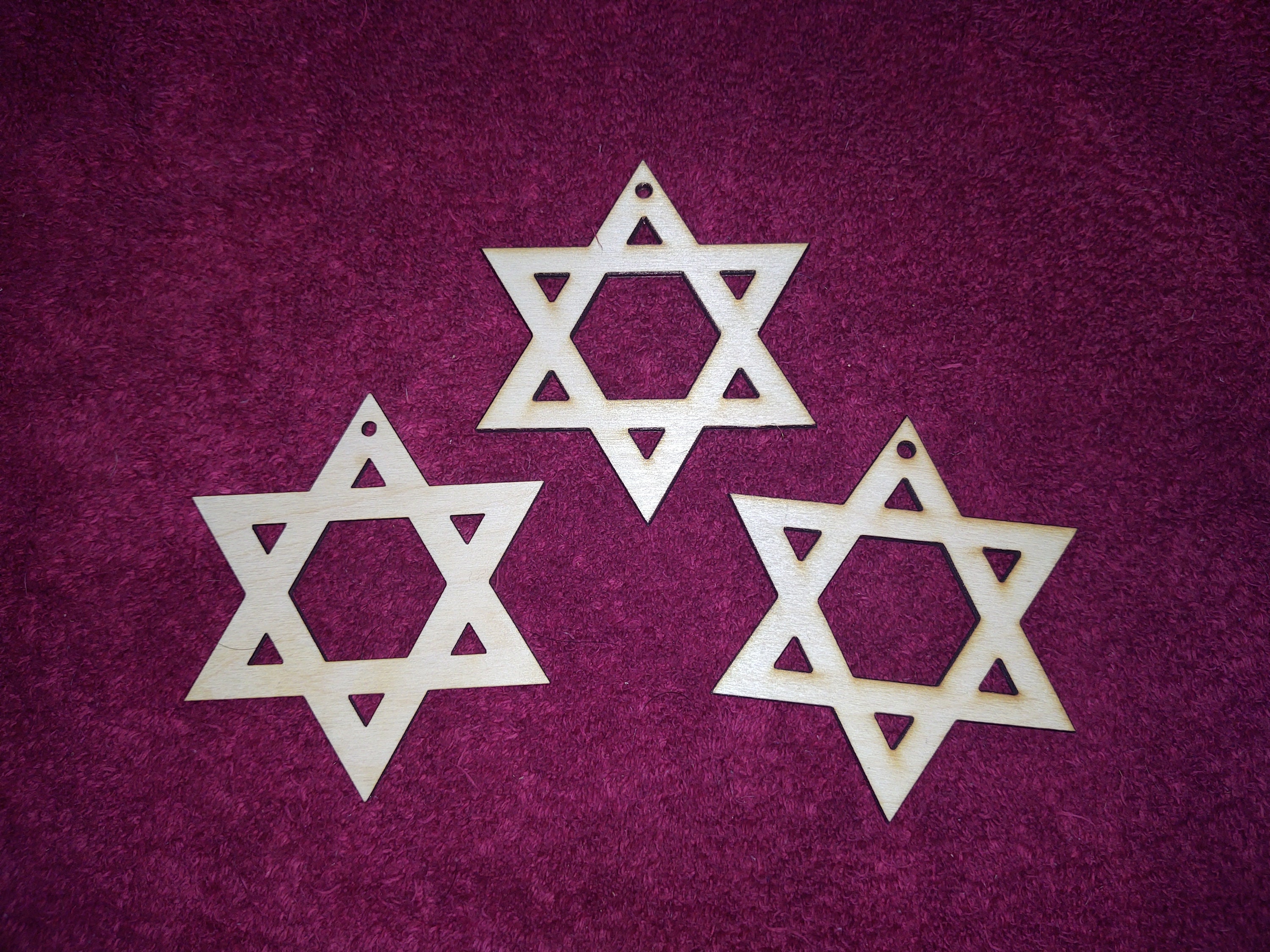 Star of David Shaped Craft Blank 4 Inch - Etsy