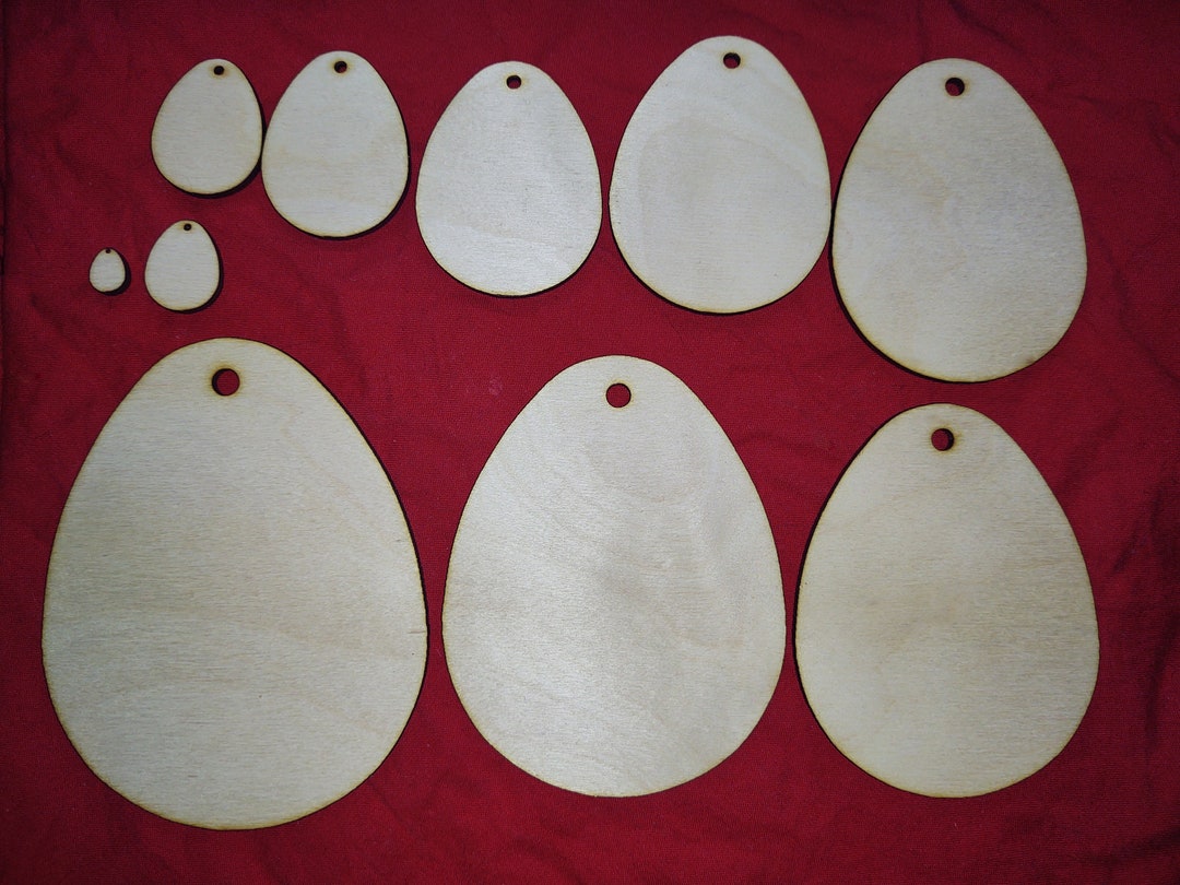 Egg Shape Blank for Crafts Laser Cut 3mm Baltic Birch - Etsy