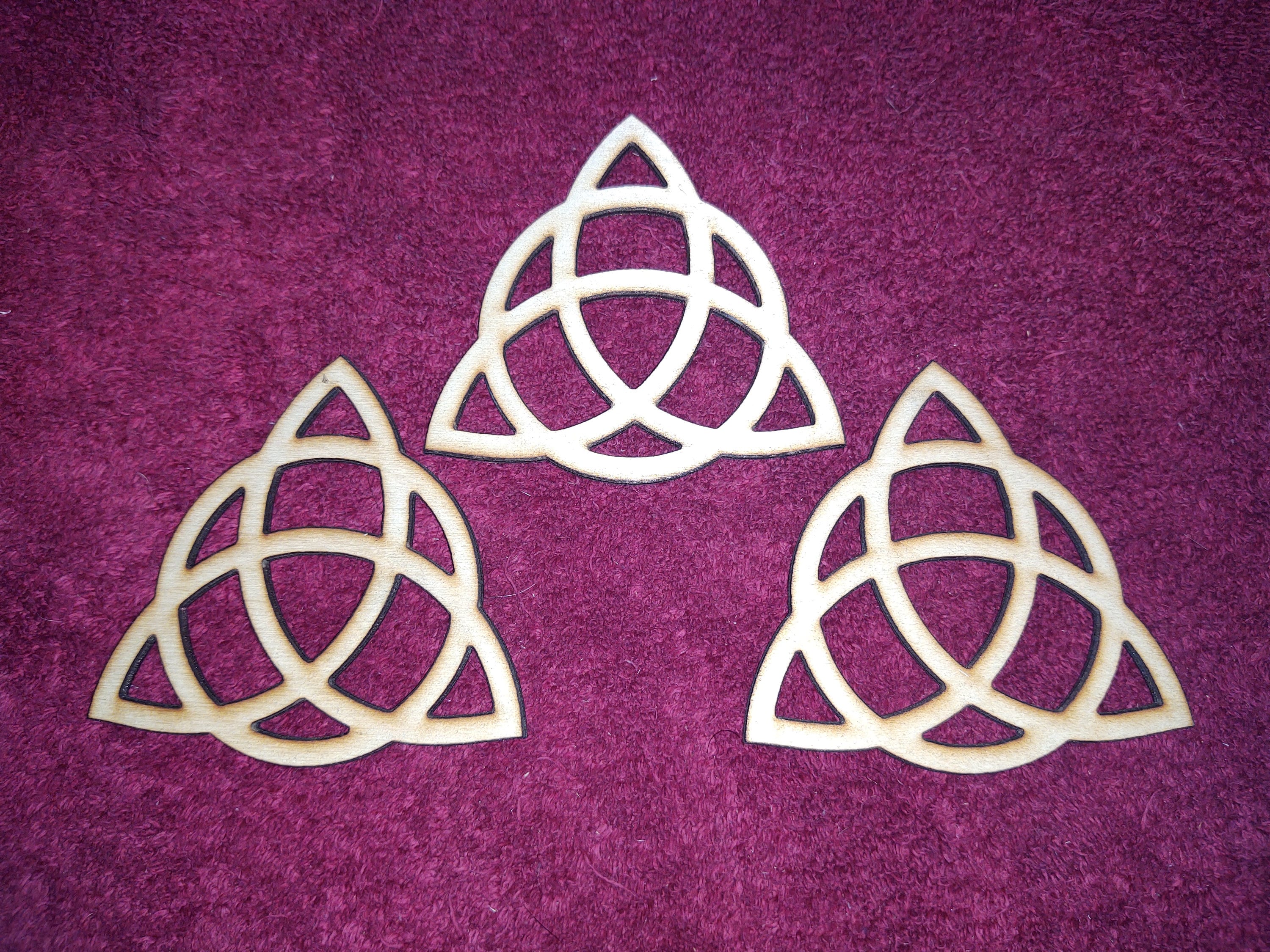 Triquetra (celtic Knot) Shaped Craft Blank 4 Inch - Etsy