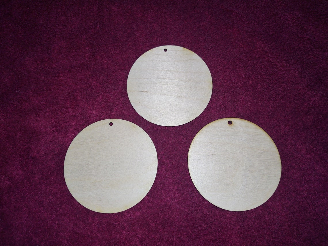 Circle Shaped Craft Blank 4 Inch - Etsy