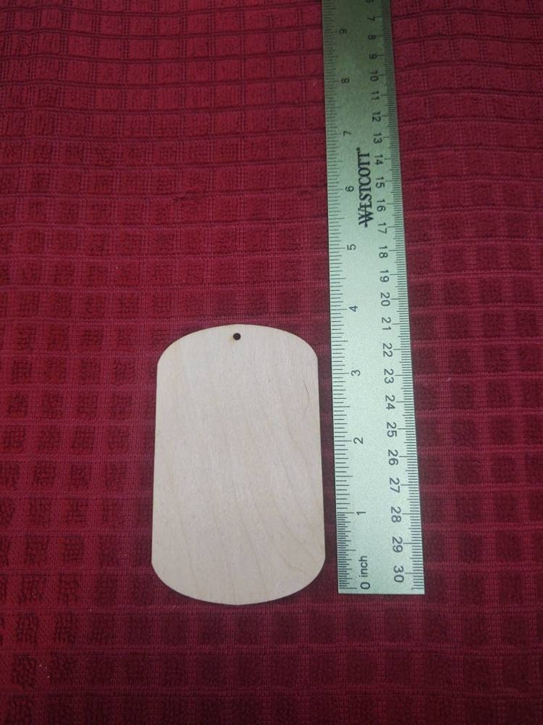 Dog Tag Shaped Craft Cutout - Etsy