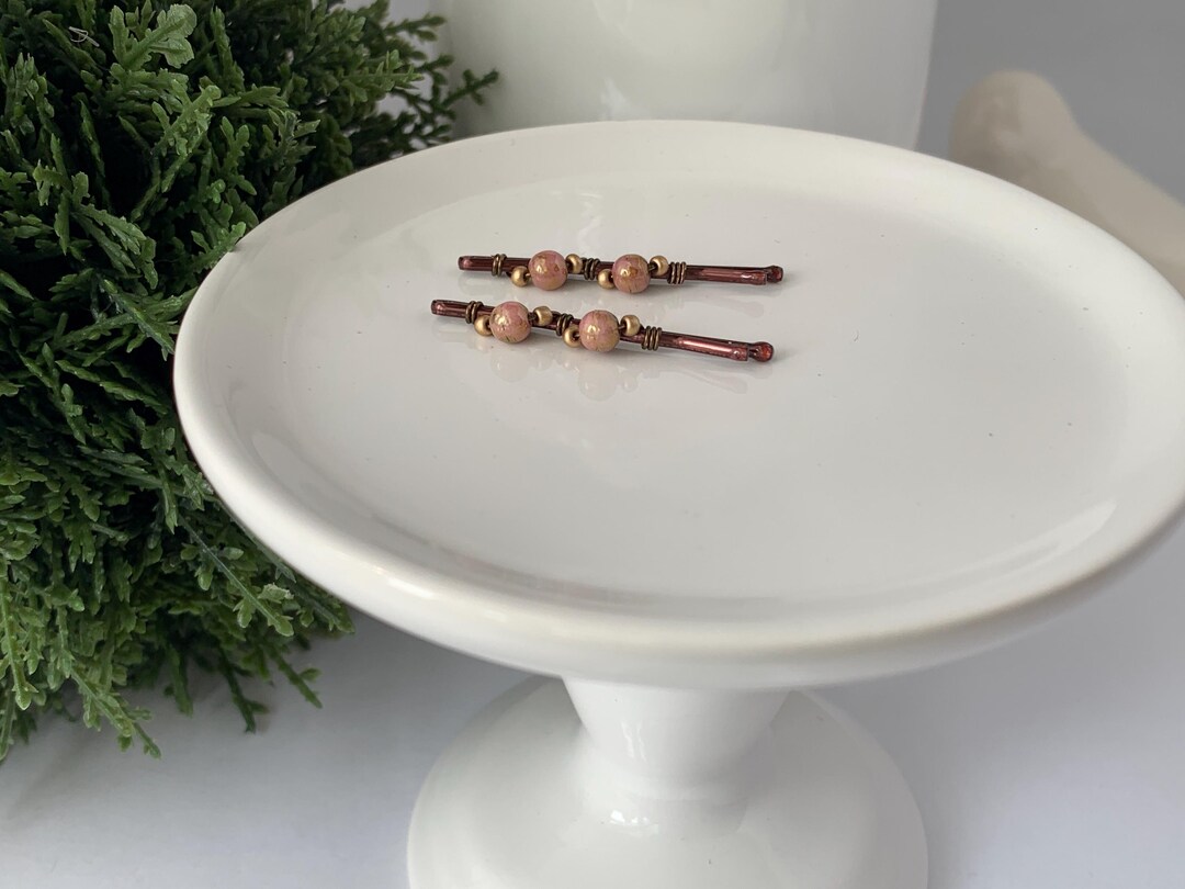 Mini Bobby Pins for Fine Hair, Mini Beaded Hair Pins, Roommate Gift - Etsy