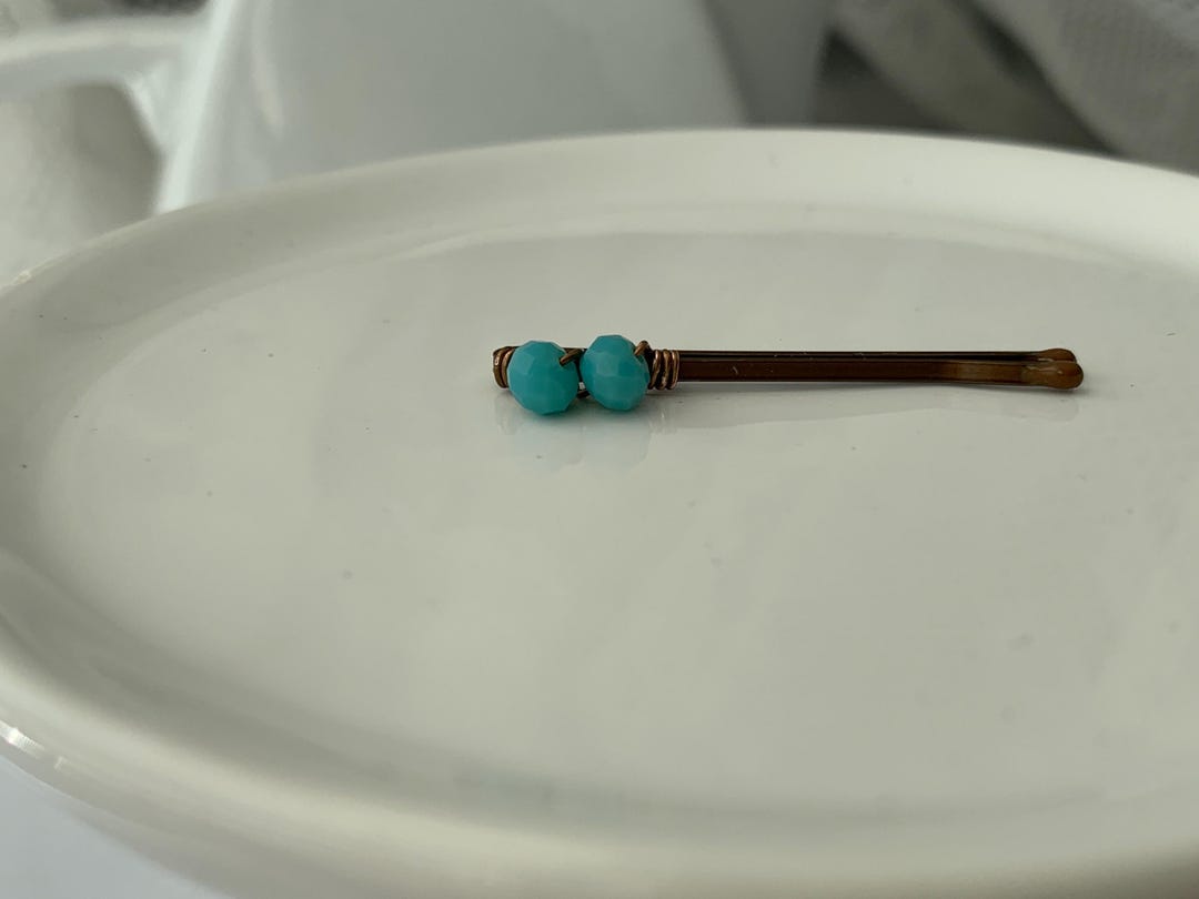 Mini Single Green Bobby Pin, Mini Hair Pin, Small Christmas Gift - Etsy