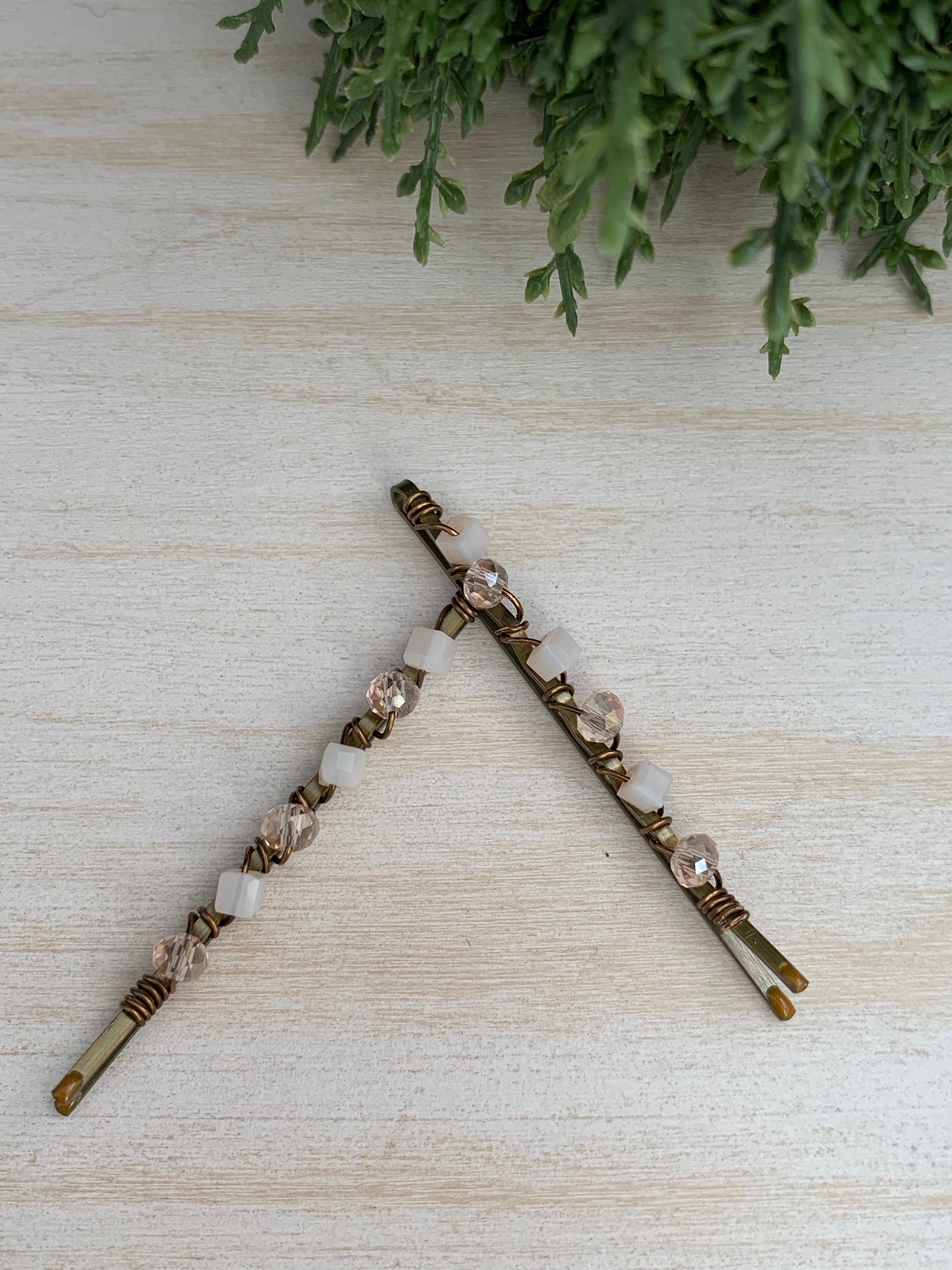 Bobby Pins for Hair Soft Pink Hair Slides Decorative Bobby | Etsy