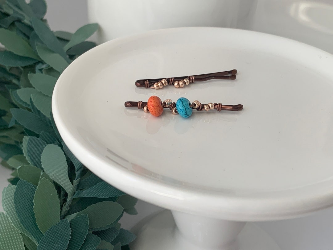 Mini Bobby Pins for Fine Hair, Mini Beaded Hair Pins, Small Gift - Etsy