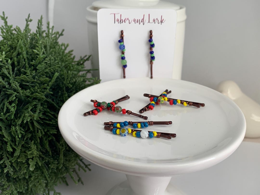 Millefiori MINI Bobby Pins, Mini Bobby Pins for Fine Hair, Millefiori ...
