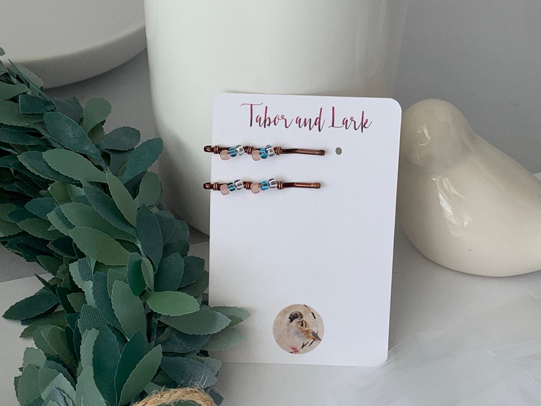 Mini Bobby Pins for Fine Hair, Mini Pink and Blue Hair Pins - Etsy