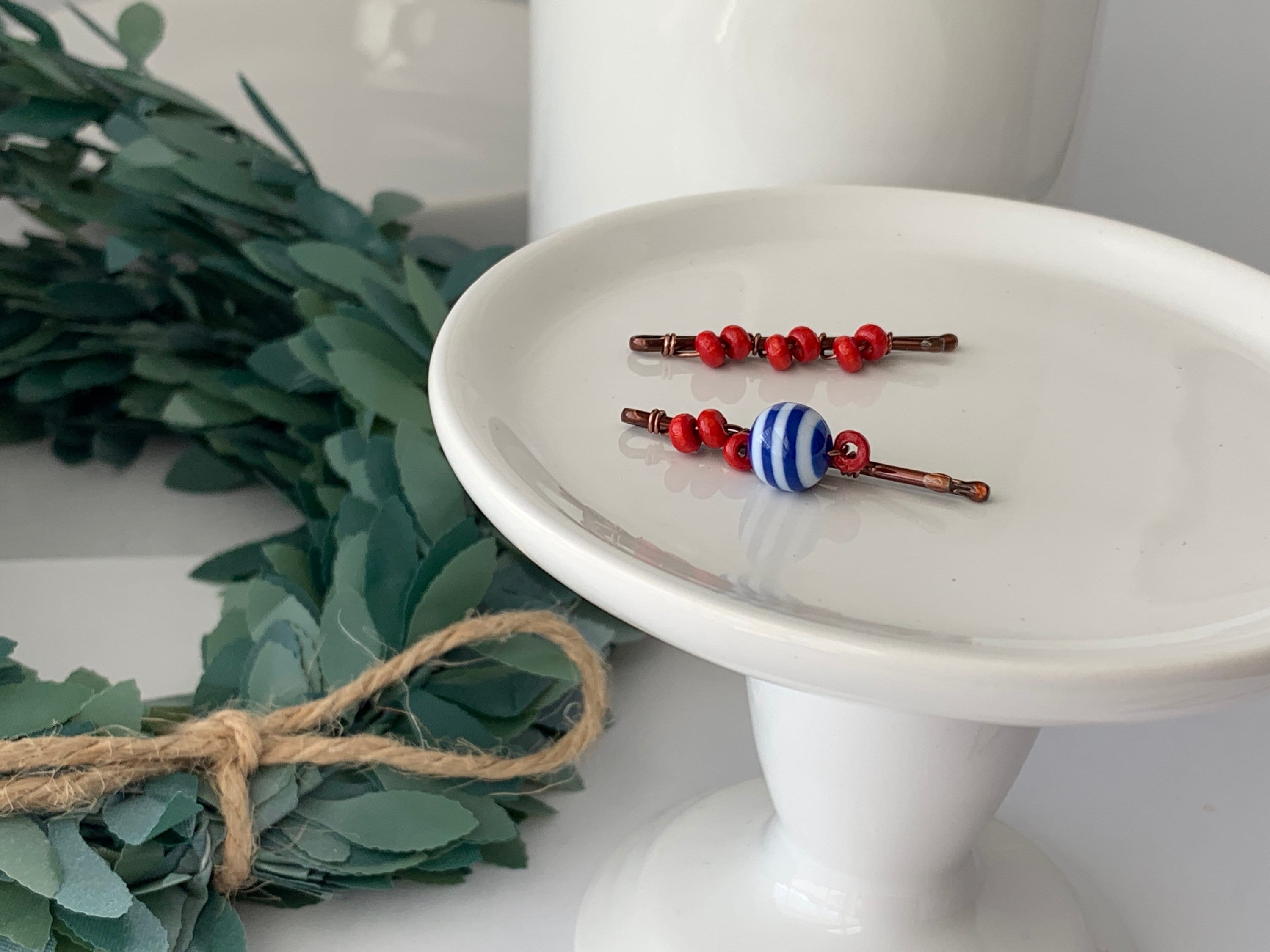 MINI Bobby Pins, Beaded MINI Hair Pins, Grandma Gift - Etsy