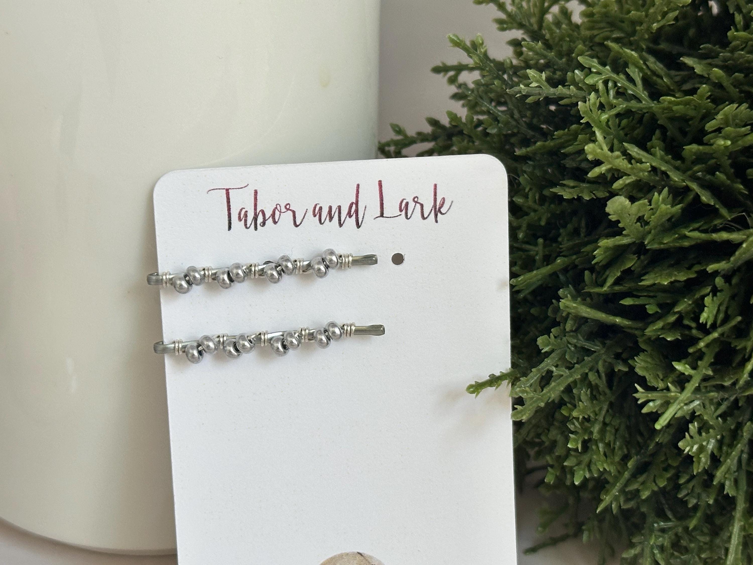 MINI Bobby Pins, Silver Beaded Hair Pins, Grandma Gift - Etsy