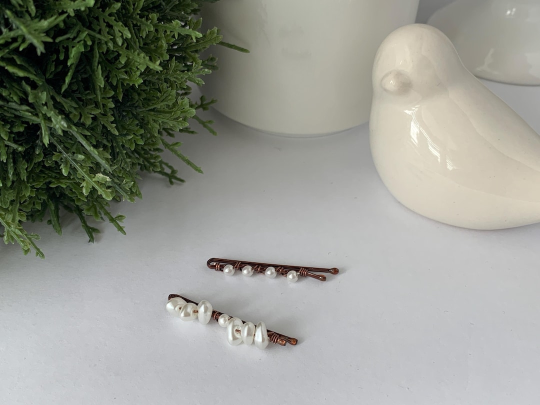 Mini Bobby Pins for Fine Hair, Beaded Hair Pins, Babysitter Gift - Etsy