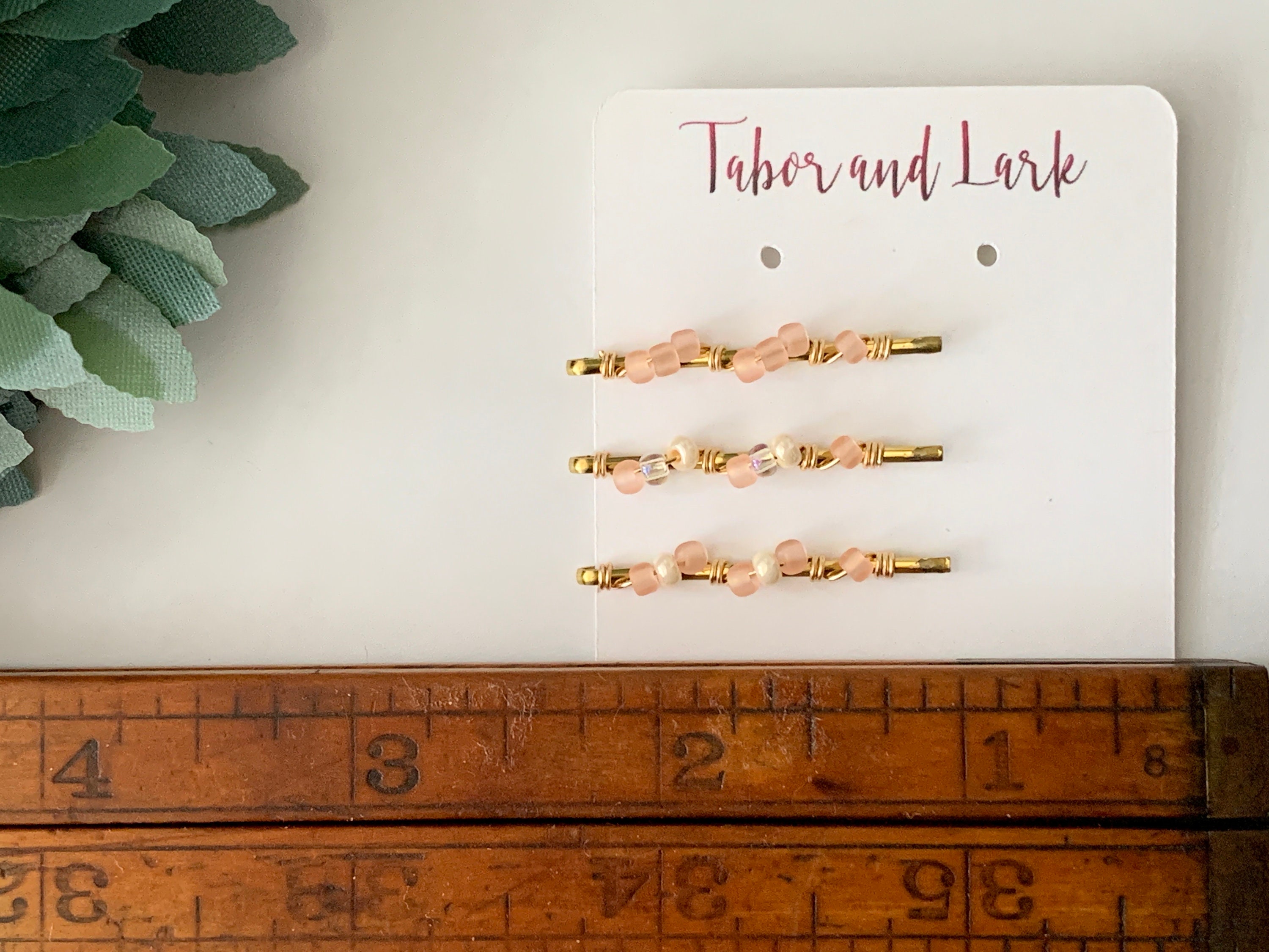 MINI Bobby Pins for Fine Hair, Pink Mini Beaded Hair Pins, Mini Hair ...