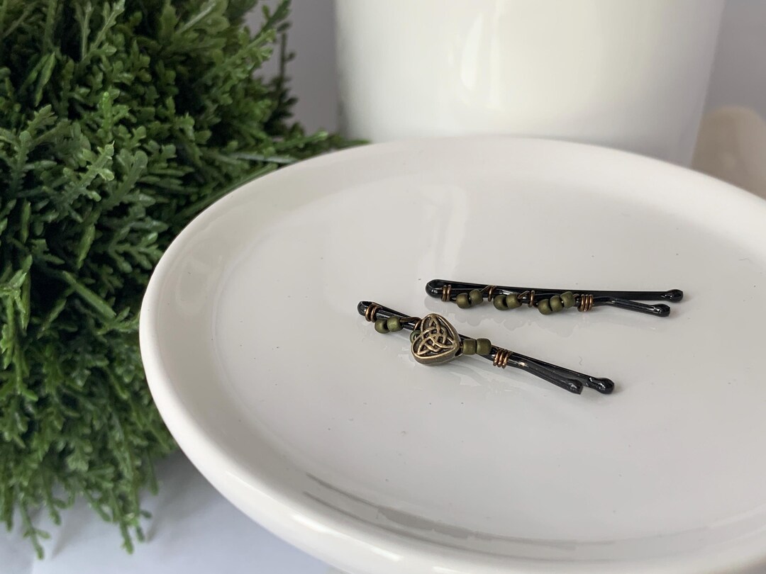 MINI Bobby Pins, Tiny Beaded Hair Pins, Grandma Gift - Etsy