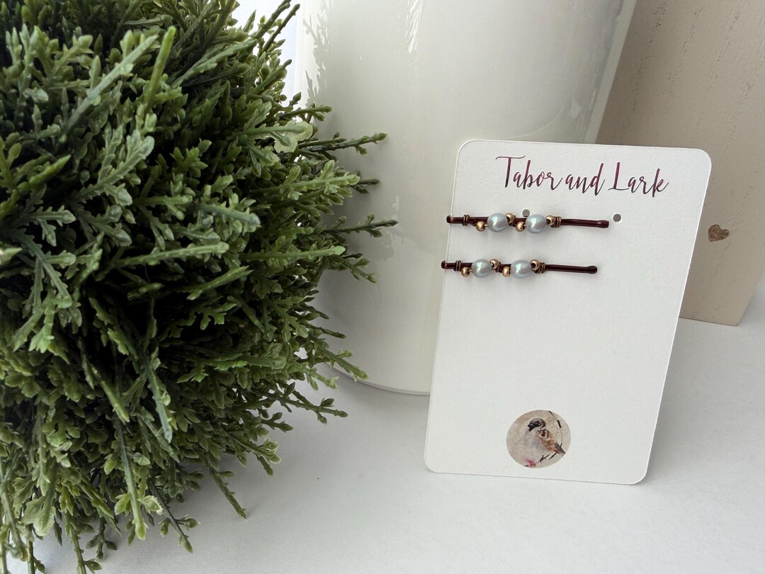 MINI Bobby Pins for Fine Hair, Mini Blue Hair Pins - Etsy