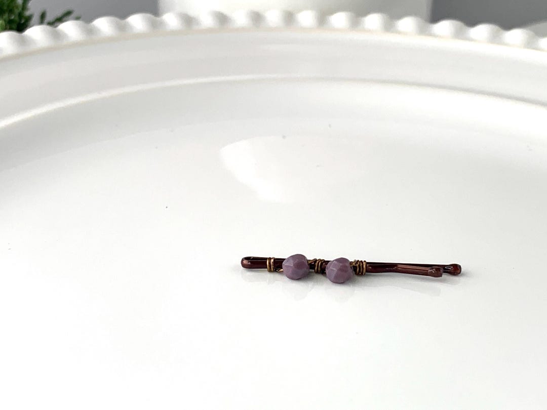 Mini Single Purple Bobby Pins, Mini Hair Pin, Basic Bobby Pin Set ...