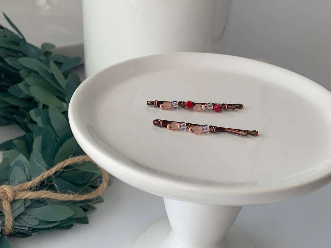Mini Bobby Pins for Fine Hair, Mini Beaded Hair Pins, Small Gift - Etsy