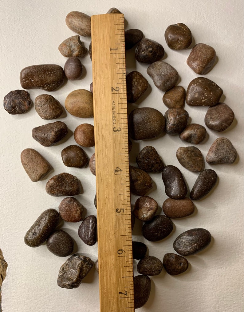 River Rock, Red, Various, Polished - Etsy