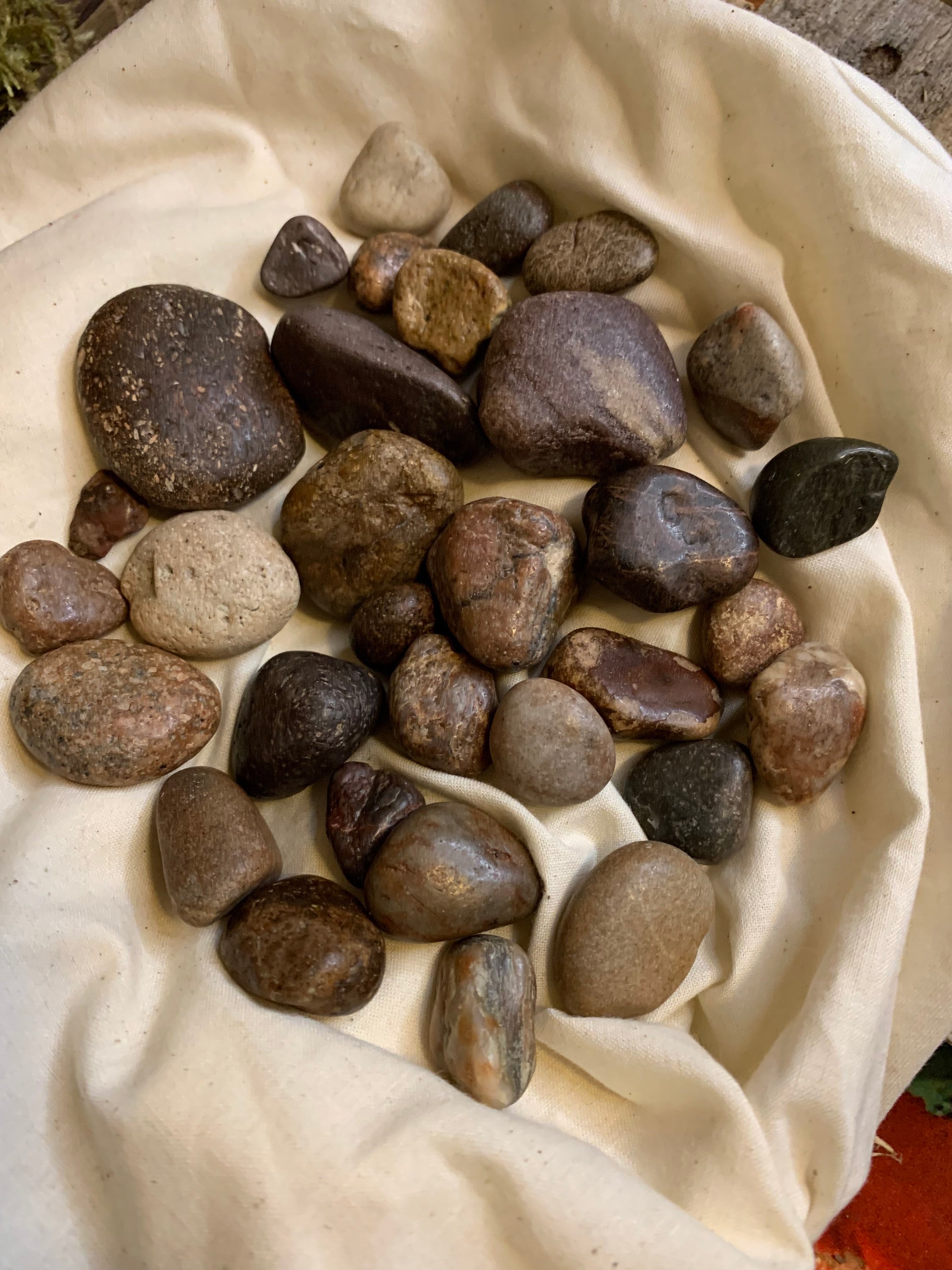 River Rock, Brown, Tan, Mixed, Polished - Etsy