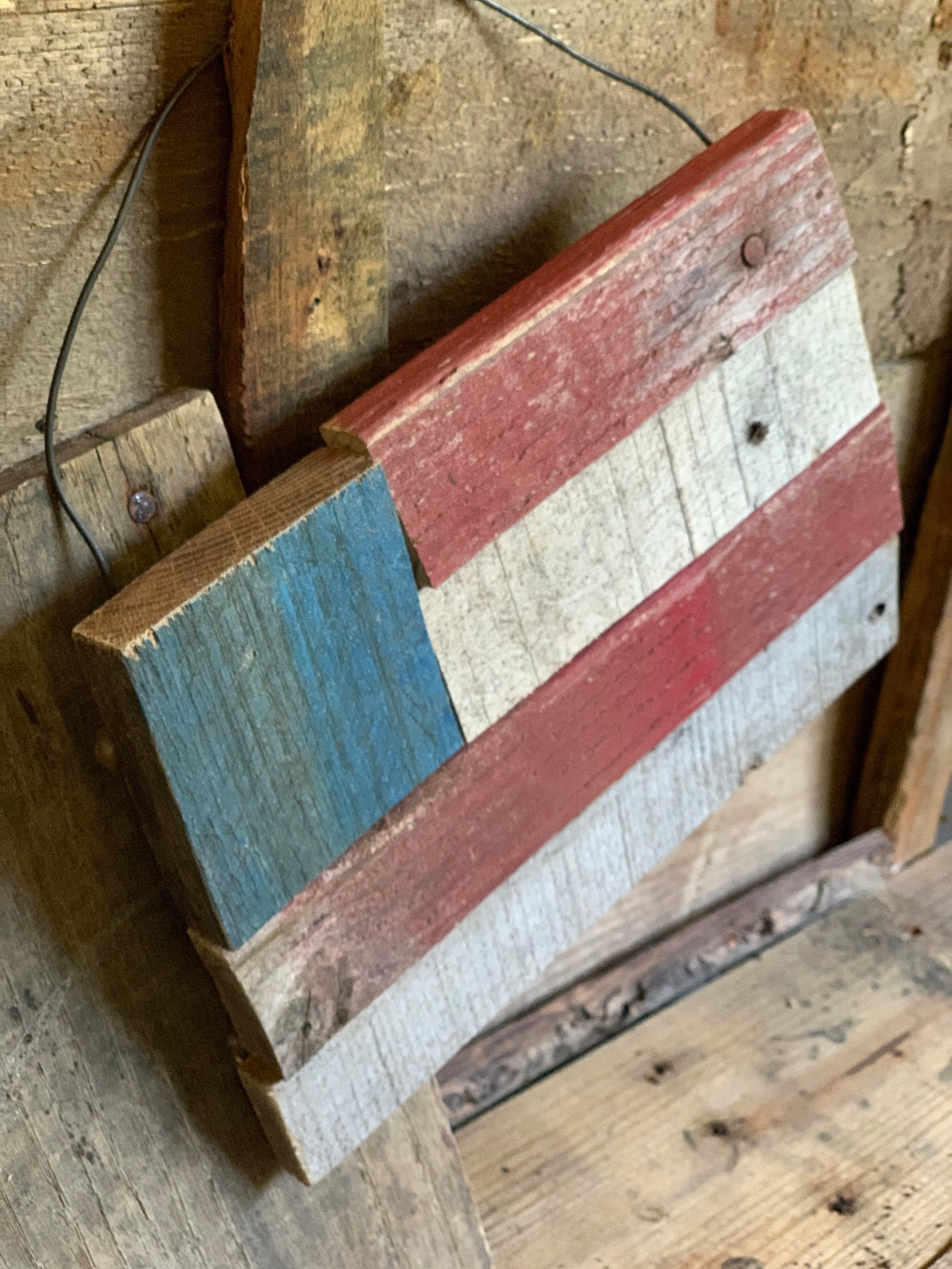 Flag, American, Palette, Recycle, Rustic - Etsy