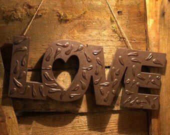 Love Sign Wedding Romantic Valentine's Dark | Etsy