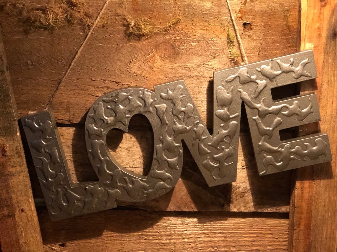 Love Sign Wedding Romantic Valentine's Dark | Etsy