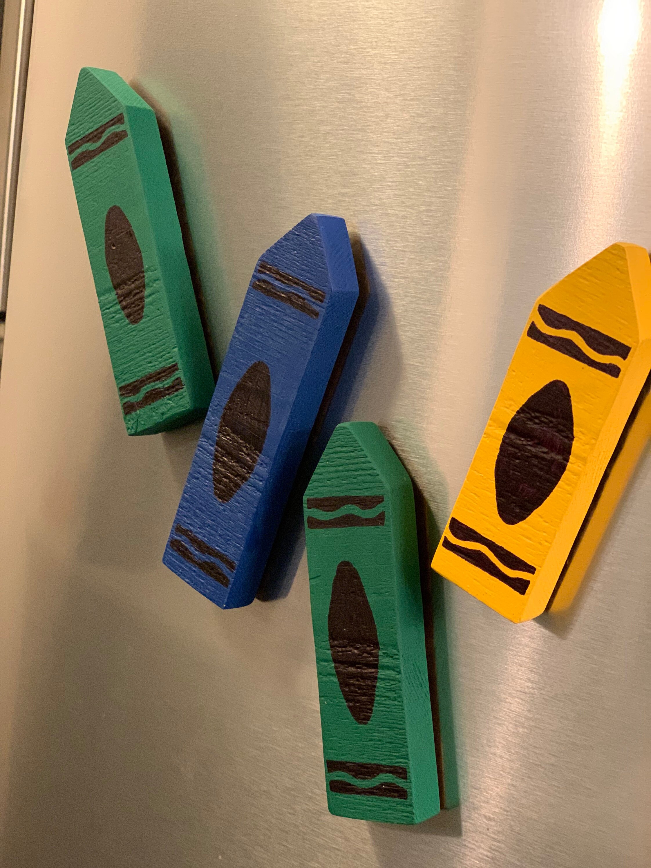 Crayon, School, Decor, Pallet, Recycle, Hand Painted, Sealed - Etsy