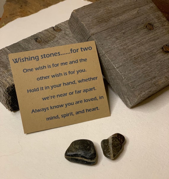Wishing Stone Two Pair Hand Polished 4 of 4 Posts - Etsy