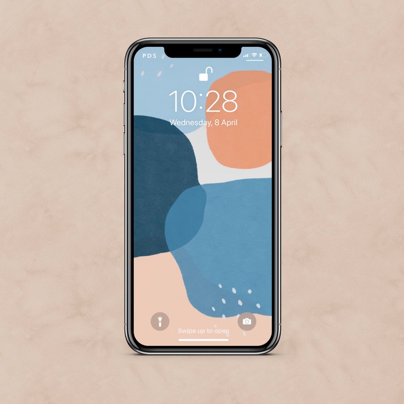 3 Iphone Wallpaper Design in 3 Beautiful Colors Modern - Etsy UK