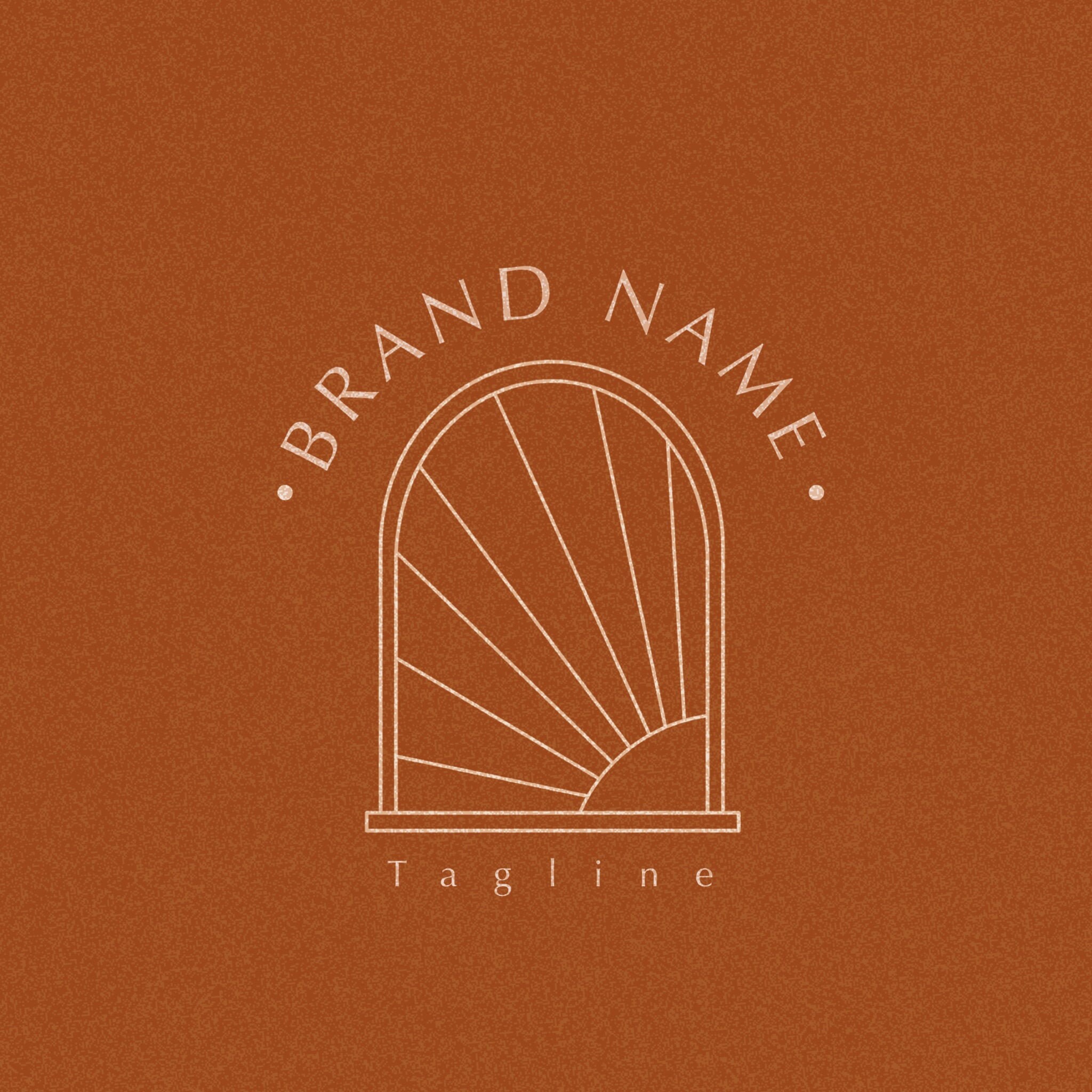 Boho Logo Design AFFORDABLE PREMADE Minimal Elegant Logo - Etsy