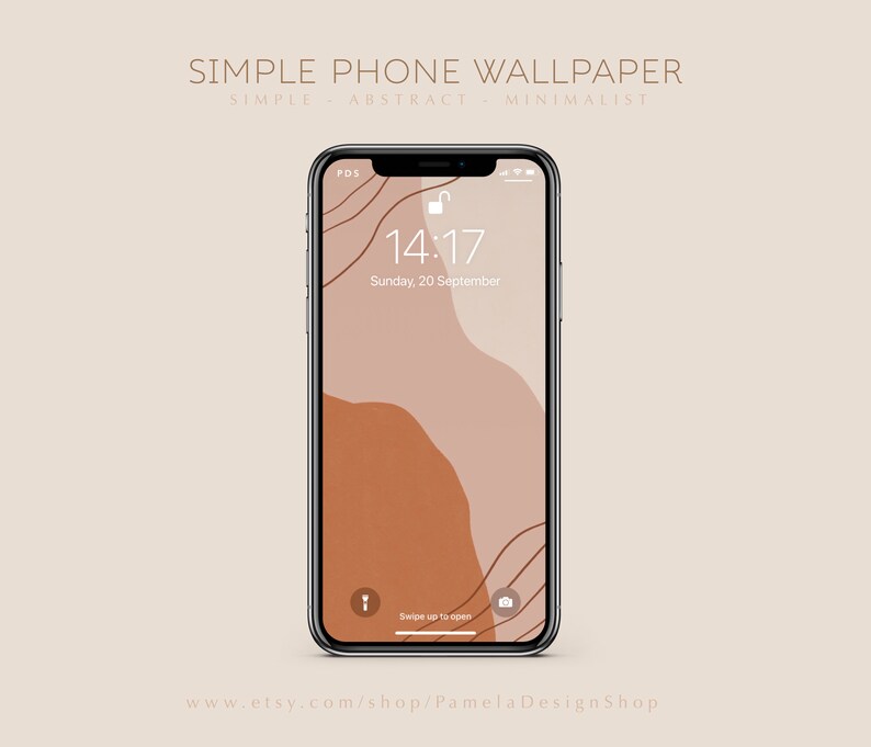 Simple iPhone Wallpaper Design Modern and Minimalist - Etsy