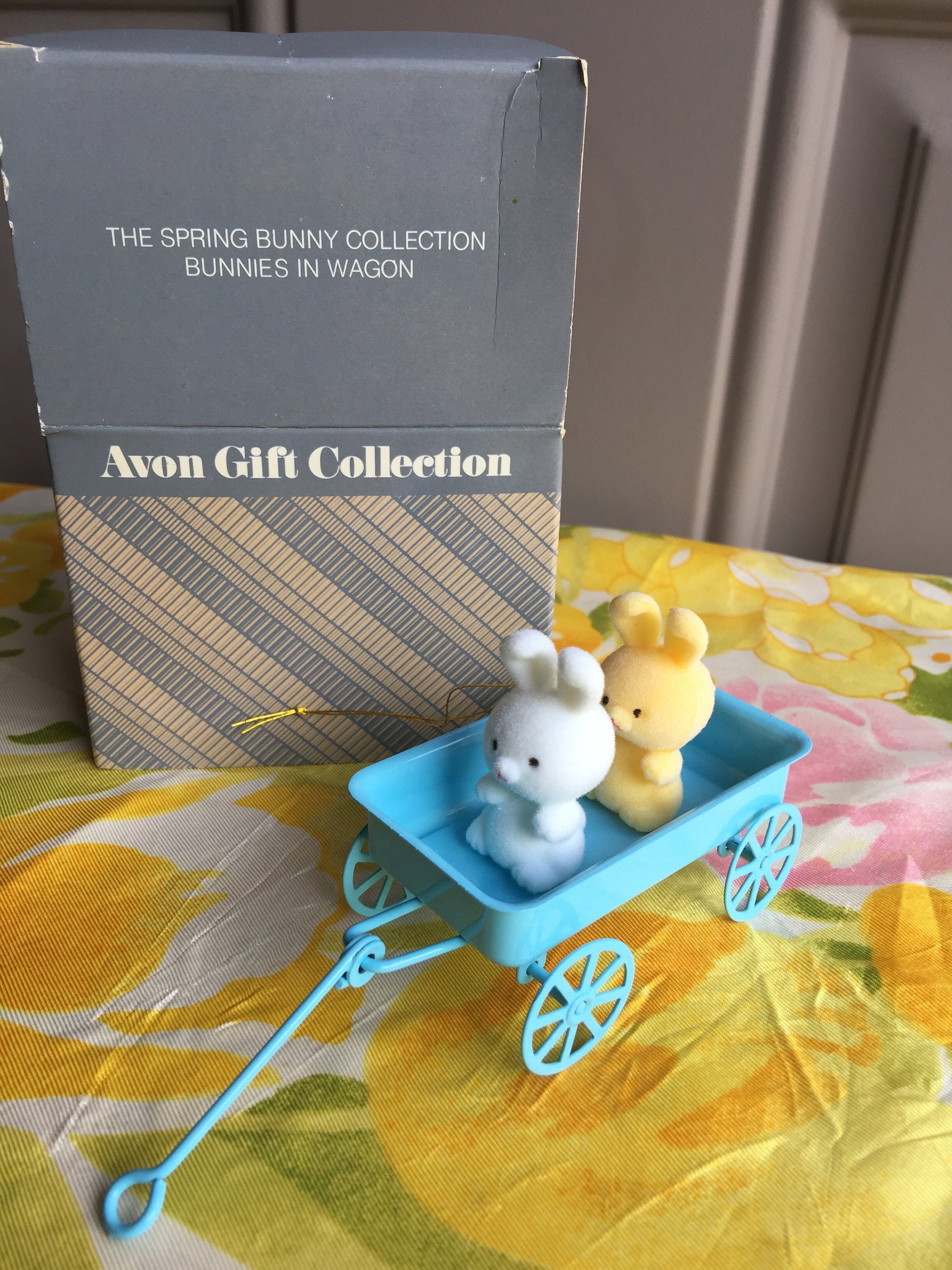 Vintage Avon BUNNIES IN A WAGON Ornament Ornaments Ornaments & Accents ...