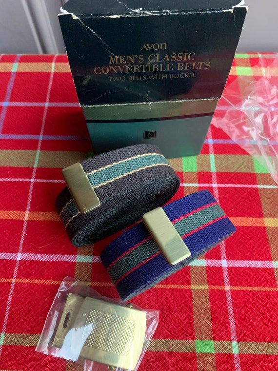 NIB Vintage Avon Men's Classic Convertible Belts with… - Gem