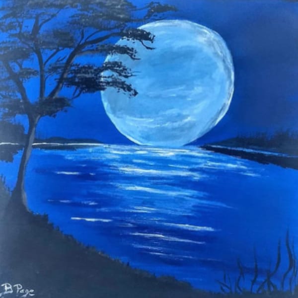 Blue Moon - Etsy