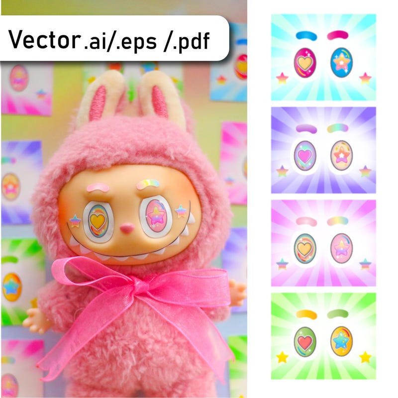 Labubu Vector - Etsy