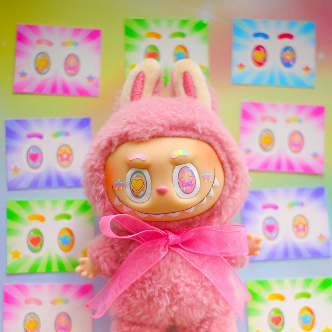 Sticker Eye for Labubu Macaron Sticker PVC Contaclens for Labubu Vol ...