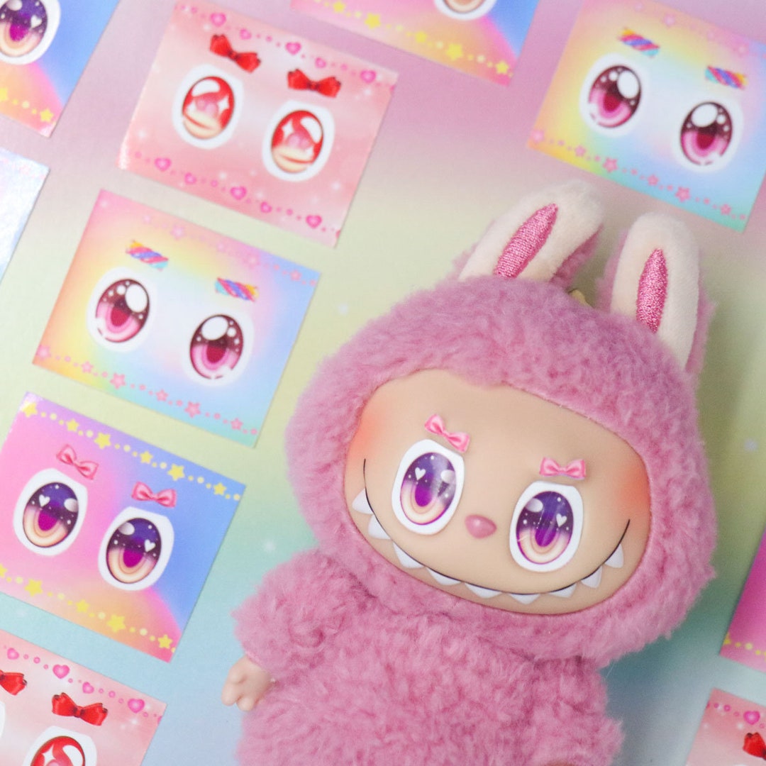 Sticker Eye for Labubu Macaron Sticker PVC Contaclens for Labubu Vol ...