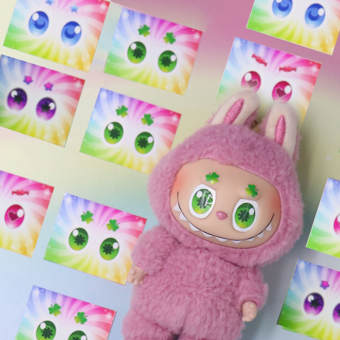 Sticker Eye for Labubu Macaron Sticker PVC Contaclens for Labubu Vol ...